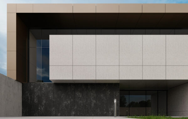 Finish for STACBOND composite panel | Apollo brushed metallic
