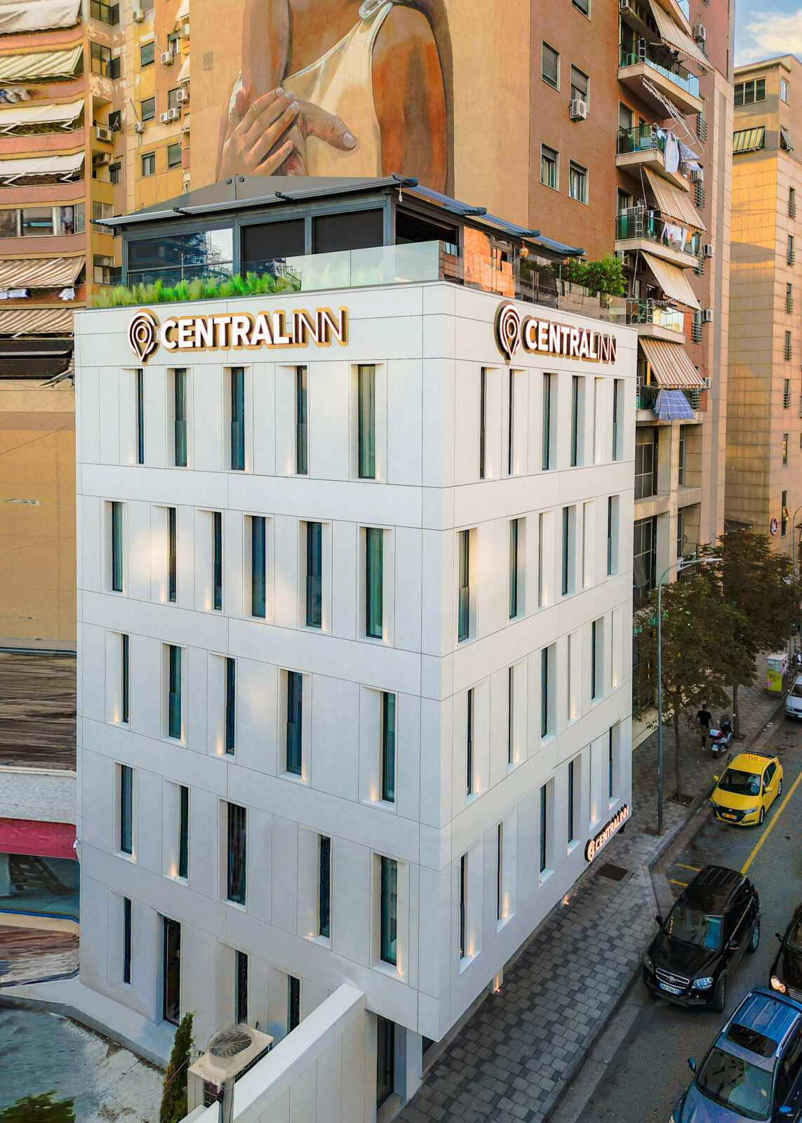 Central Inn Hotel | façade using STACBOND ACP cladding