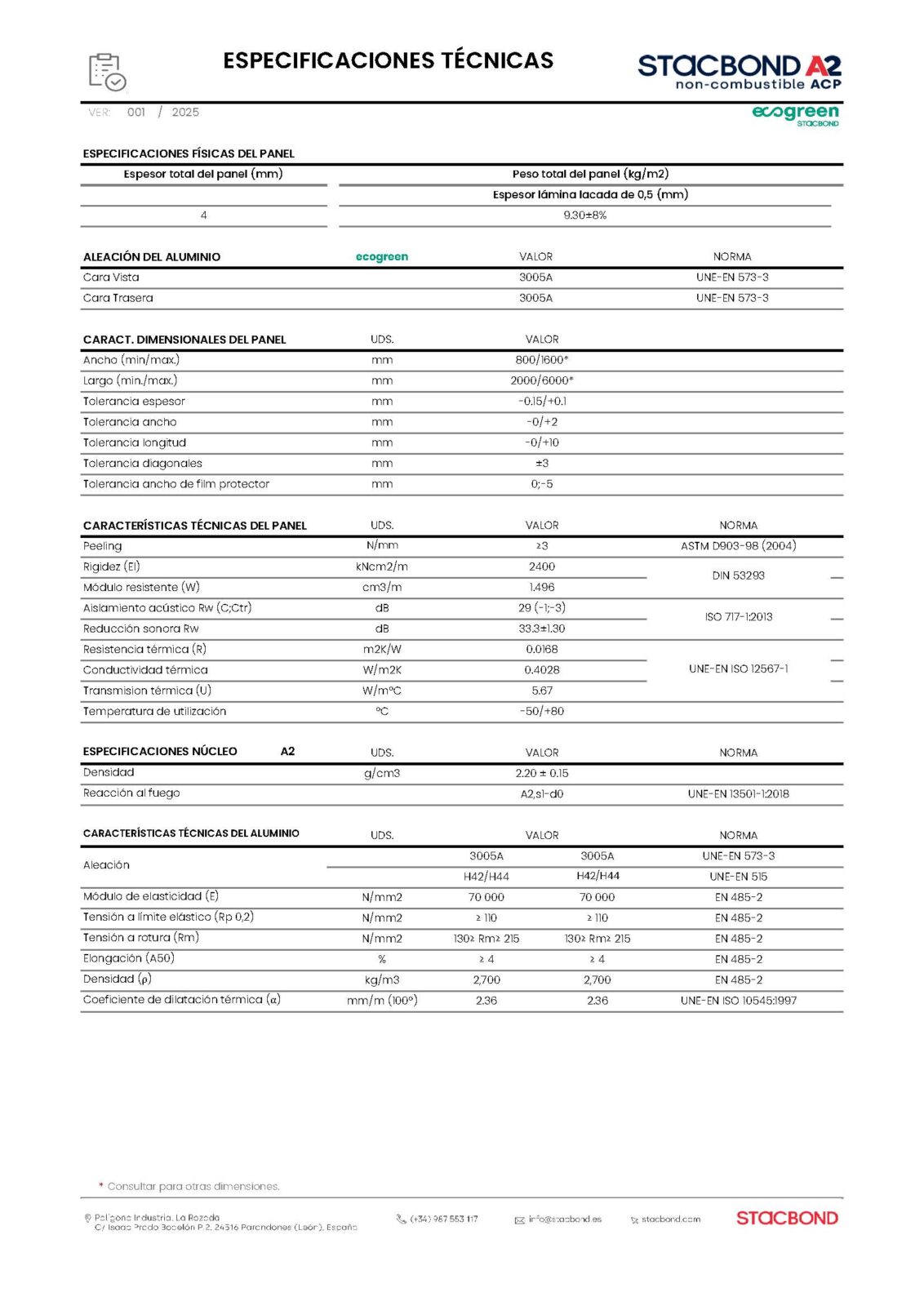 Téléchargements Documentation STACBOND